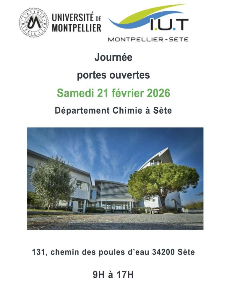 Département chimie Sète IUT Montpellier-Sète